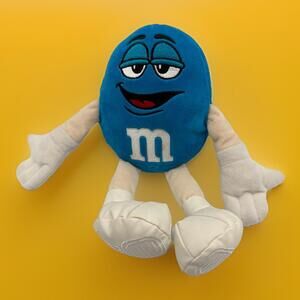 M&M'S | Other | Mm Plush Blue Stuffed Animal Peanut Candy 2015 Sleepy ...